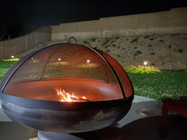 Lift Off Dome Screen For Bowl Fire Pits – Sizes 24" To 48"