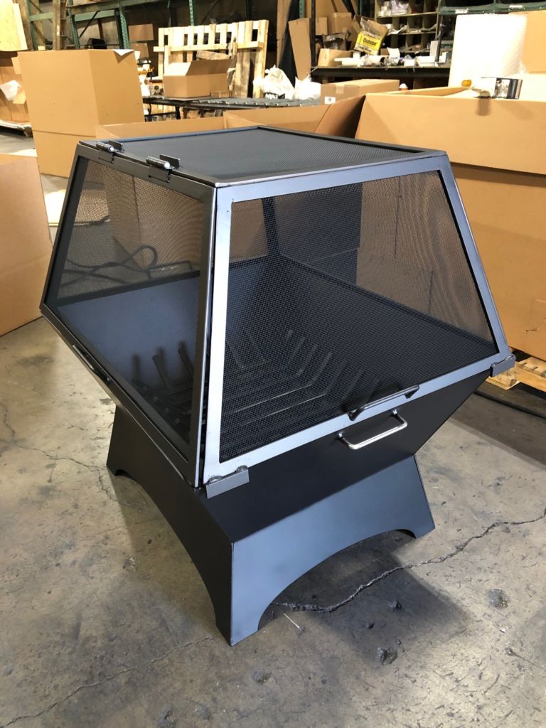 Custom Rectangle/Square Fire Pit Screen – Up To 30″