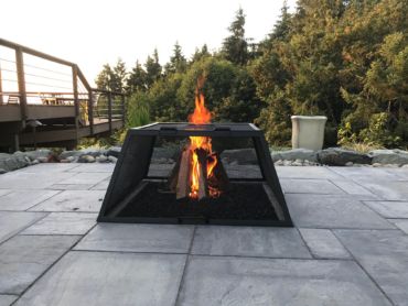 Custom Rectangle/Square Fire Pit Screen – Up To 30″