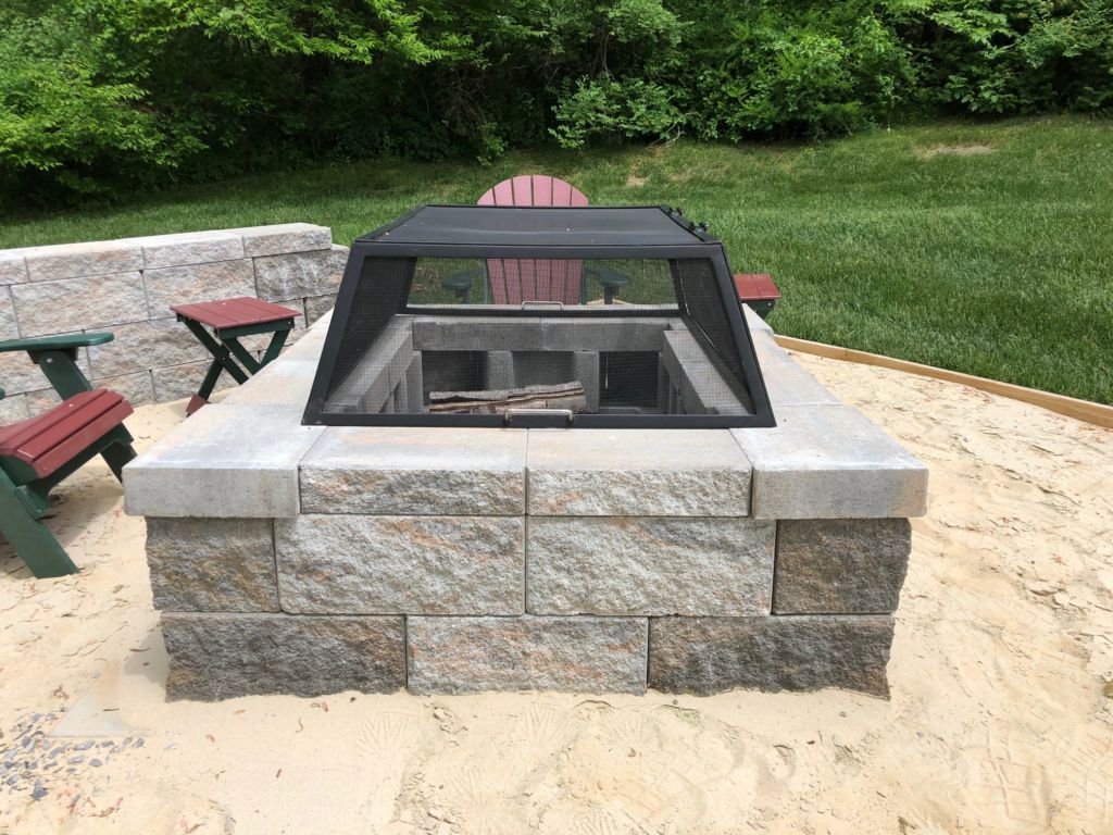 Custom Rectangle/Square Fire Pit Screen – Up To 30″