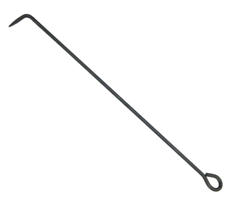 Poker Fire Pit Tool – 34″ Long, Hand-Forged American Steel