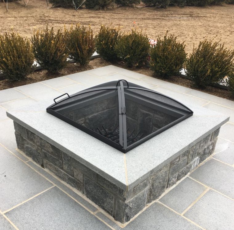 Low Profile Fire Pit Screen Up To 36″ Per Side Durable & Safe