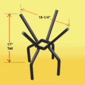 Tee Pee Fire Pit Grate | FirePitScreens.net | Custom Made Fire Pit Screens