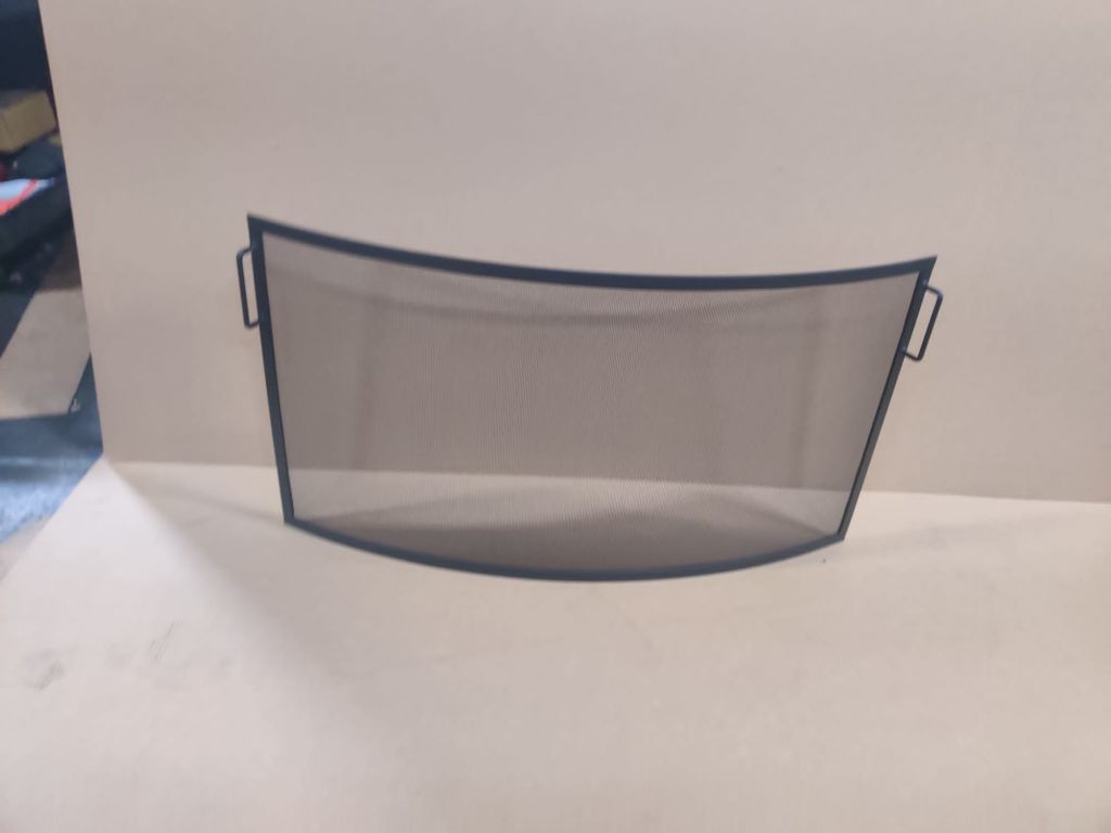 Bow Curved Fireplace Safety Screen – USA-Made & Durable