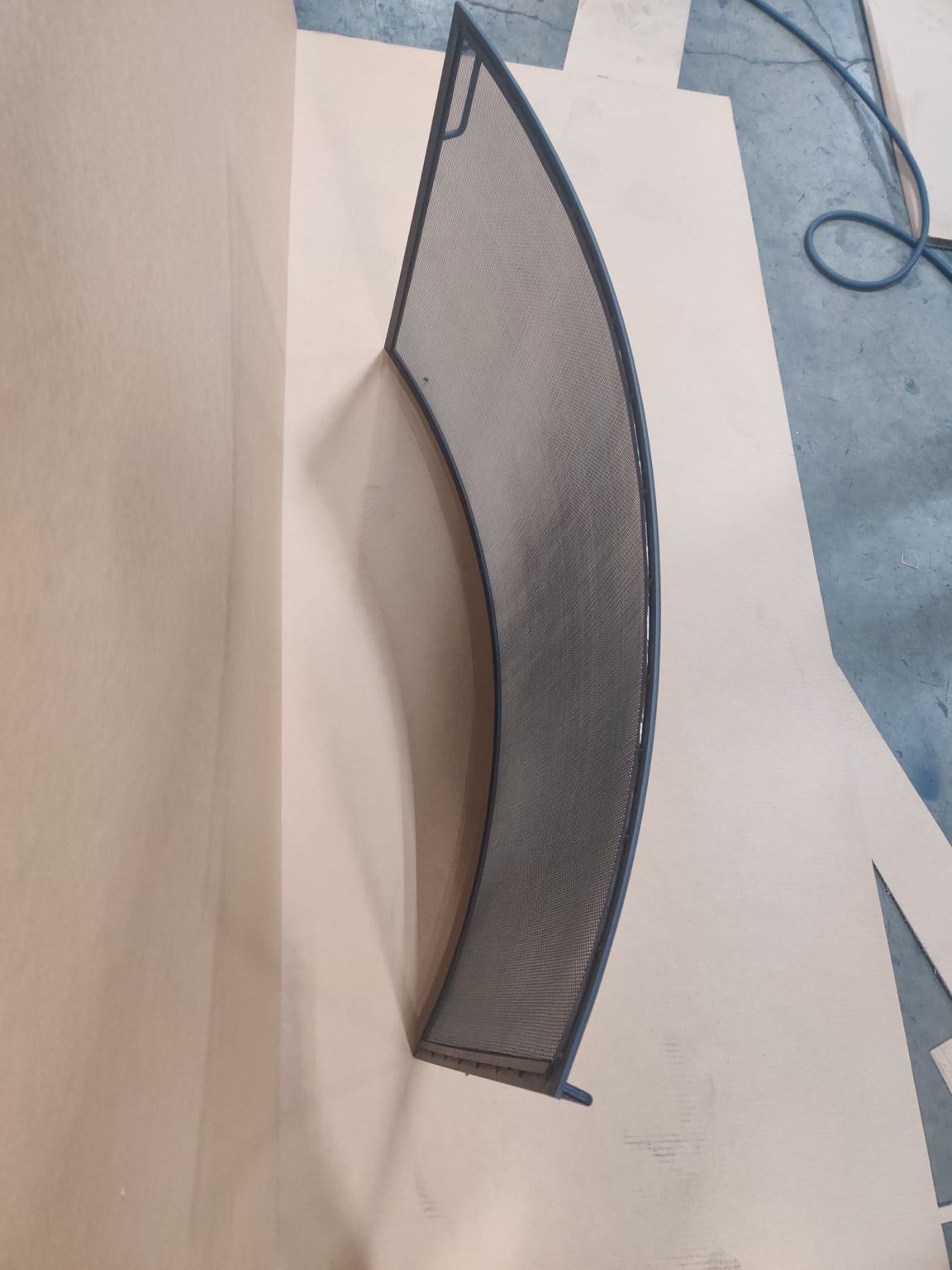 Bow Curved Fireplace Safety Screen – USA-Made & Durable