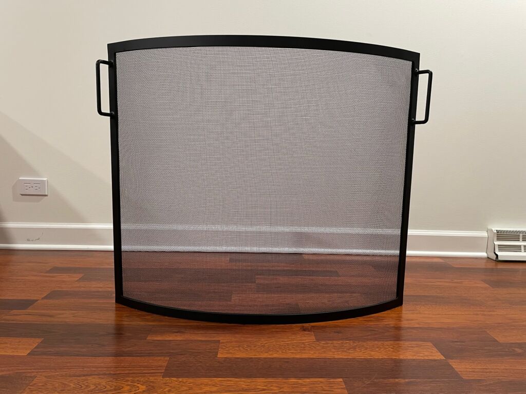 Bow Curved Fireplace Safety Screen – USA-Made & Durable
