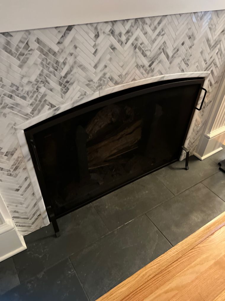 Arch Fireplace Safety Screen – Durable & USA-Made