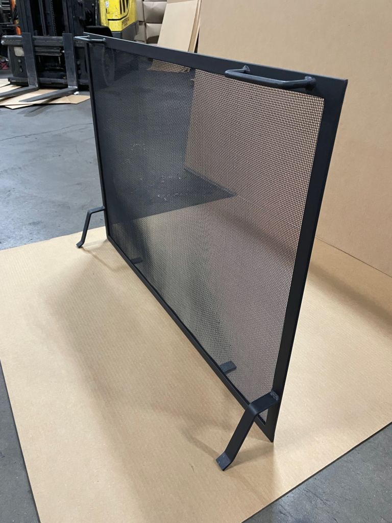 Single Panel Fireplace Safety Screen – USA-Made Durability