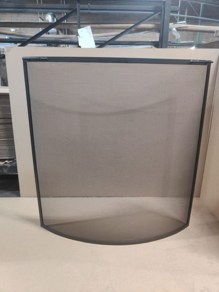 Bow Curved Fireplace Safety Screen – USA-Made & Durable