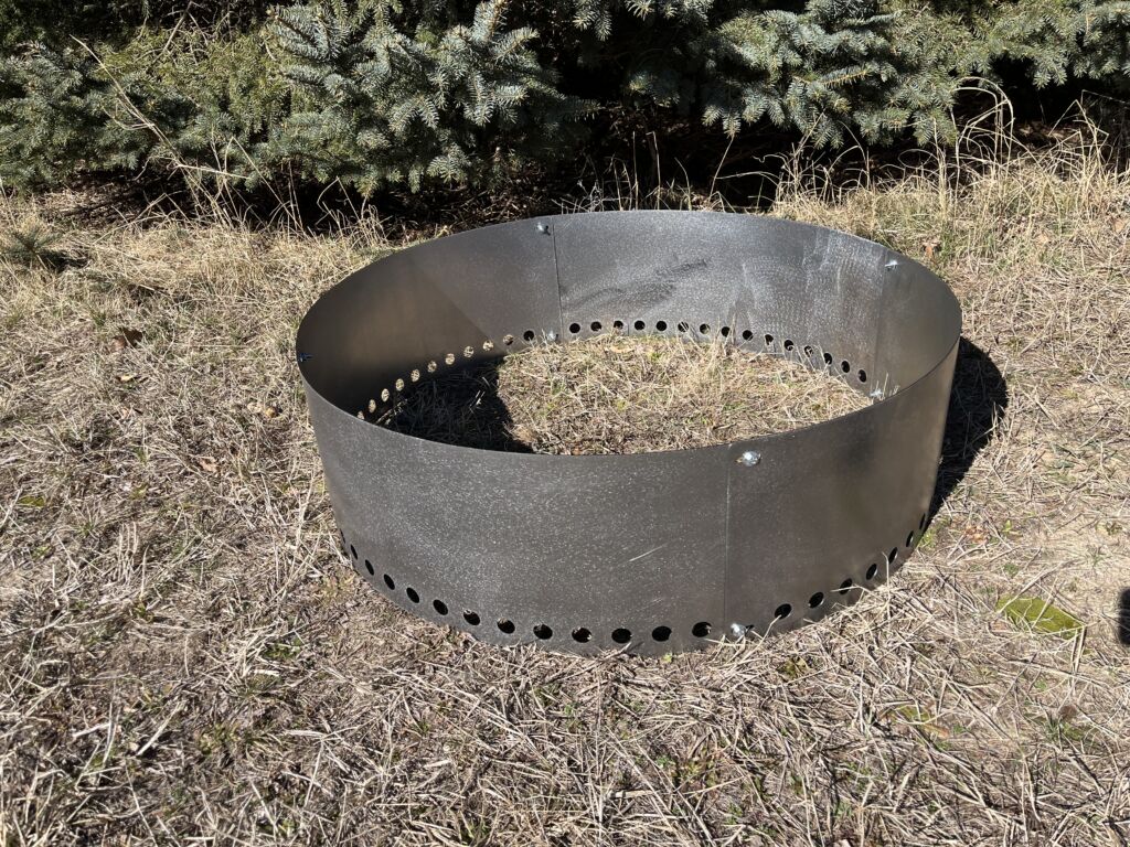 Smokeless Corten Steel Fire Pit Ring – Durable & USA-Made