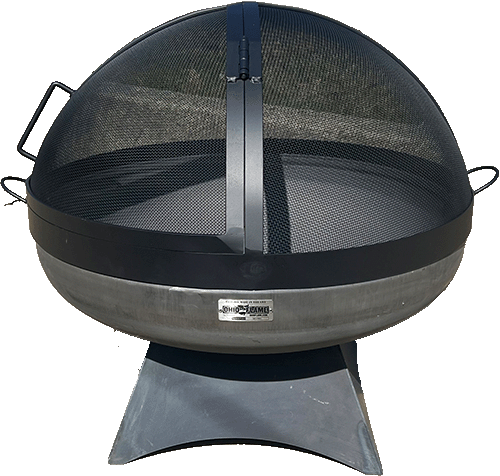 Lift Off Dome Fire Pit Screen 20″–29″ – USA-Made Safety Screen