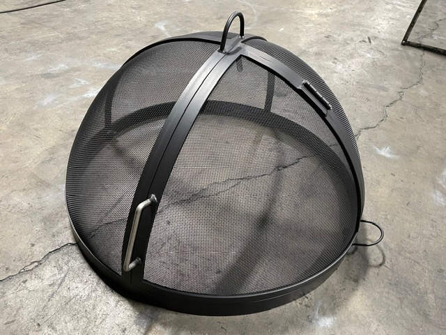 Lift Off Dome Fire Pit Screen 20″–29″ – USA-Made Safety Screen